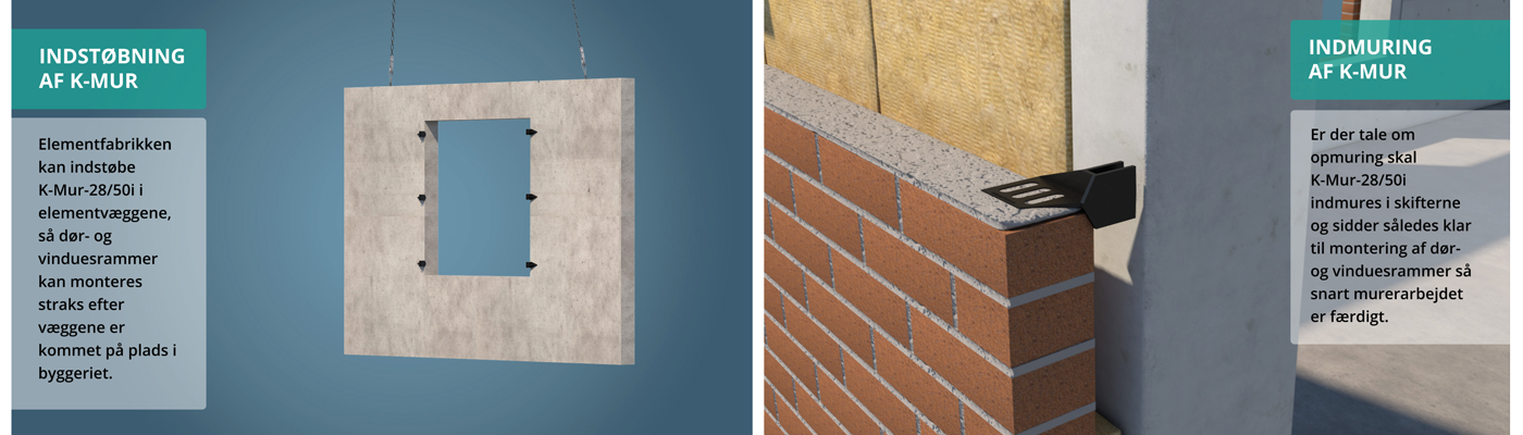 K-Mur vinduesbeslag fra Knudsen Kilen